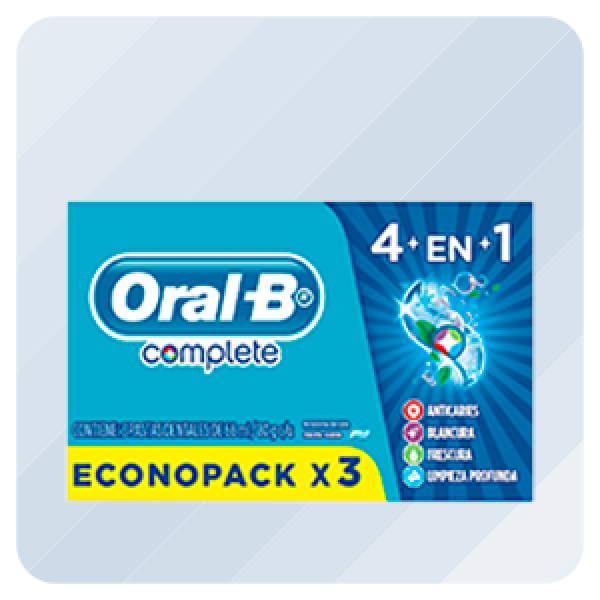 Oral B Pasta Complete 3pack 66 ml