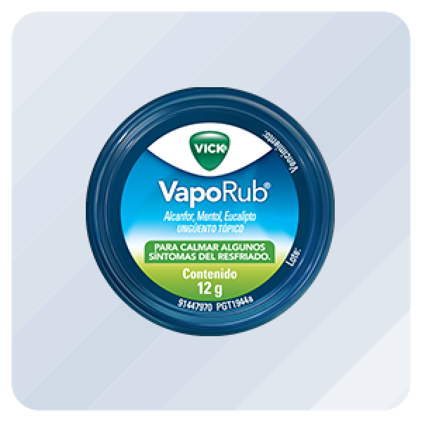 Vick Vaporub Lata, 12 gr con Dispensador