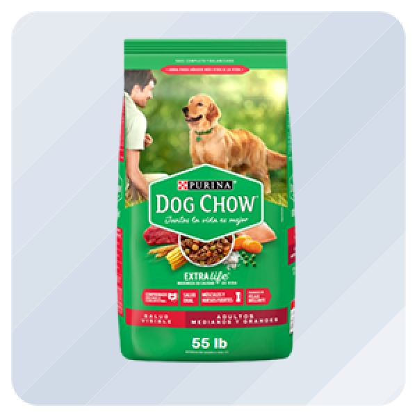 Dog Chow Adulto Extra Life Mediano, 25 kg (55 lb)