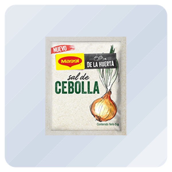 Maggi De La Huerta Sal de Cebolla Ristra, 5 g (12 Unidades)