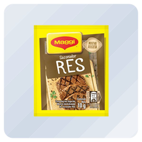 Maggi Sazonador de Res Ristra 12 Unidades, 10 g