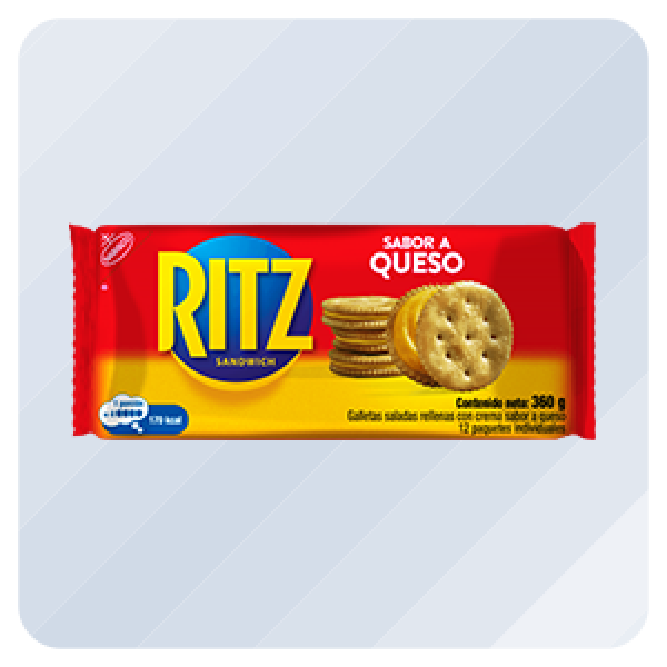 Ritz Galleta Queso SRP 12 Paquetes X 30 GR